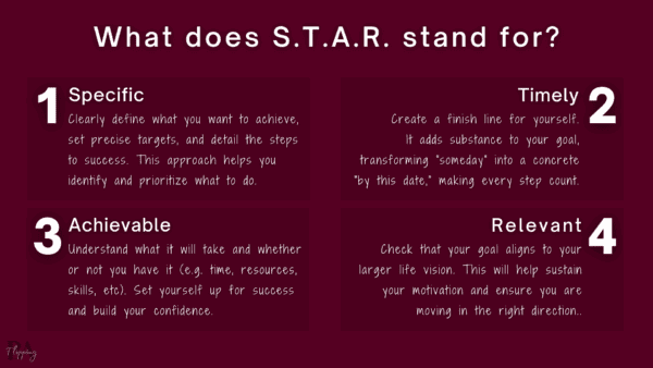 How to Set STAR Goals